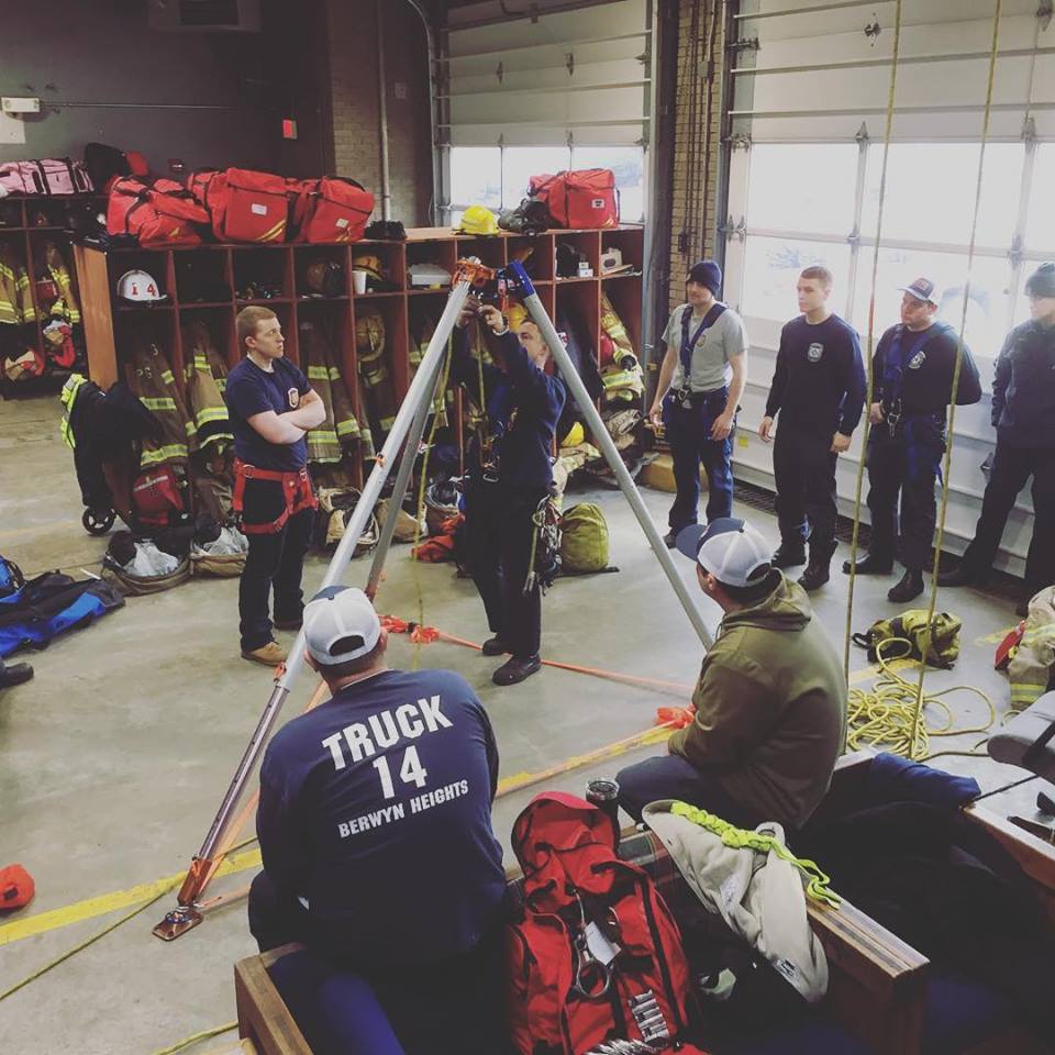 BHVFD Members Conduct Monthly Technical Rescue Drill - Berwyn Heights ...