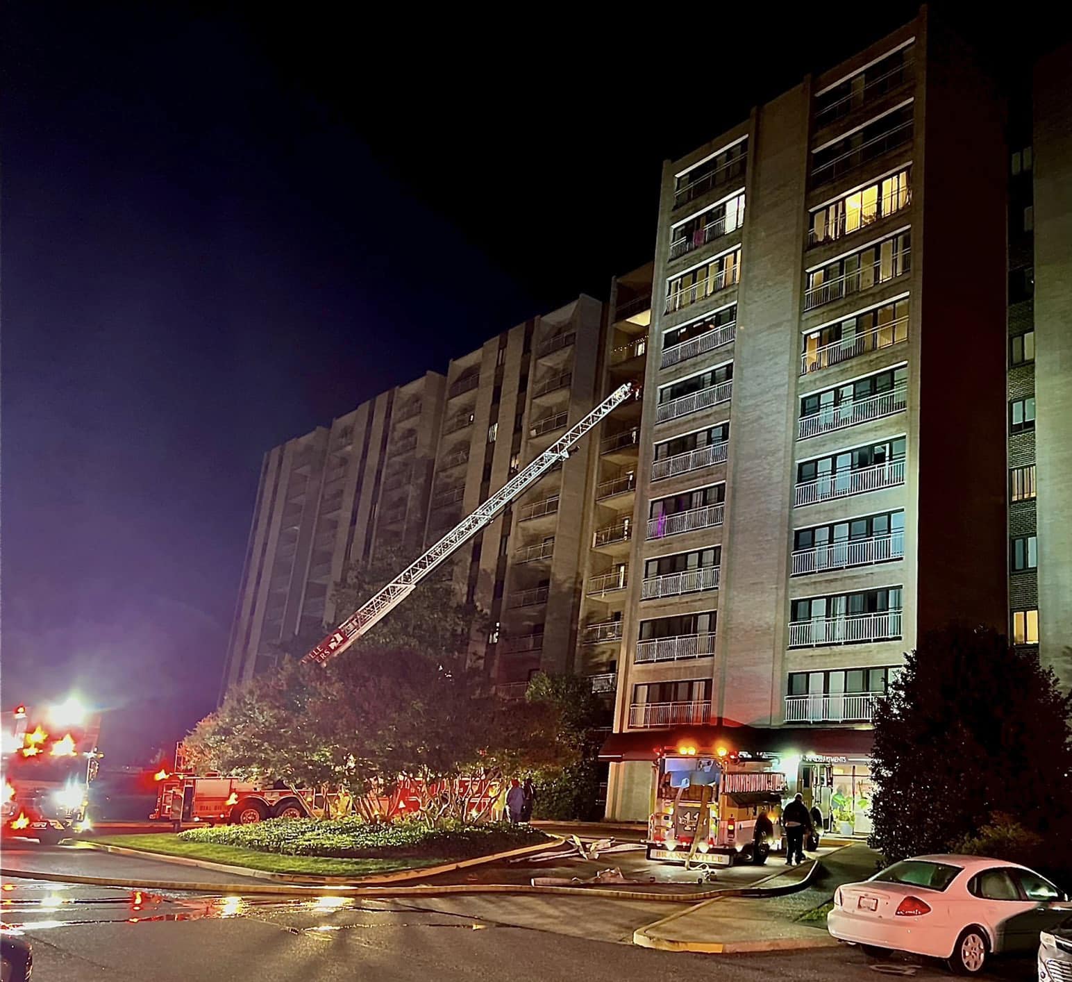 Squad Runs College Park 2nd Alarm High-Rise Fire - Berwyn Heights ...