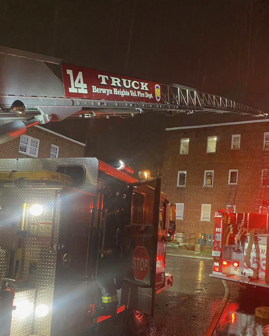 Ladder Truck Handles Two Working Fires in 24hrs - Berwyn Heights ...