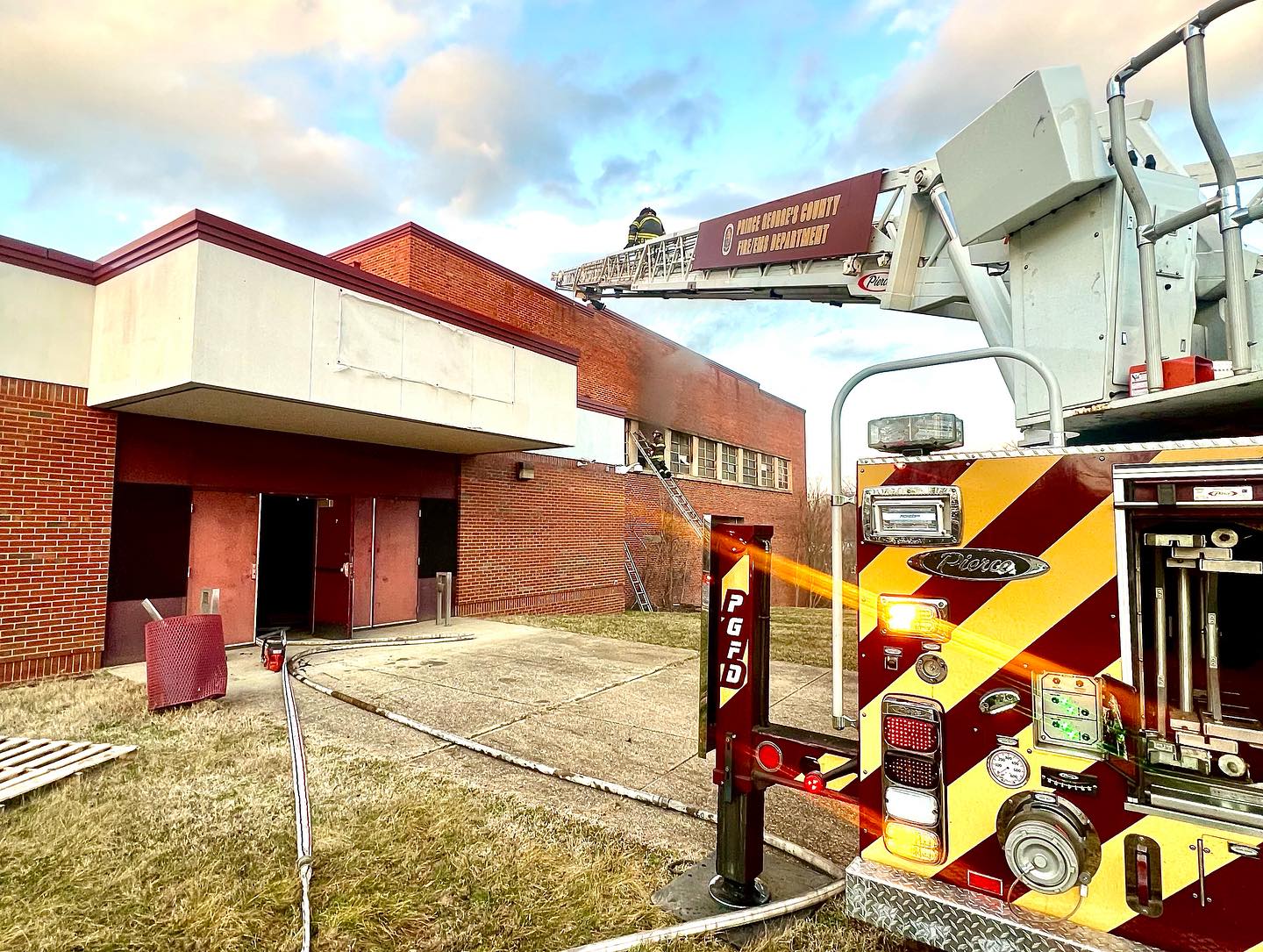 Truck Handles Abaondoned High School Fire - Berwyn Heights Volunteer ...